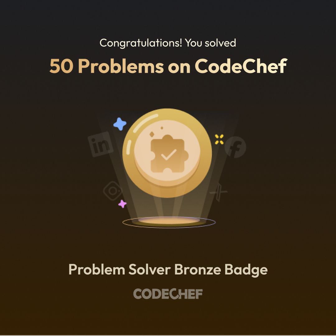 Simran Rawat on LinkedIn: #codechef #coding #problemsolving # ... Simran Rawat on LinkedIn: #codechef #coding #problemsolving # ...