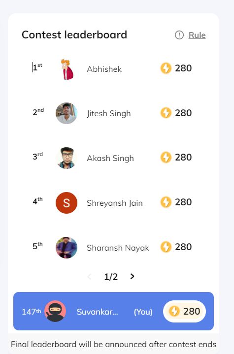 Suvankar Mahato on LinkedIn: #codingninja #weeklychallenge # ... Suvankar Mahato on LinkedIn: #codingninja #weeklychallenge # ...