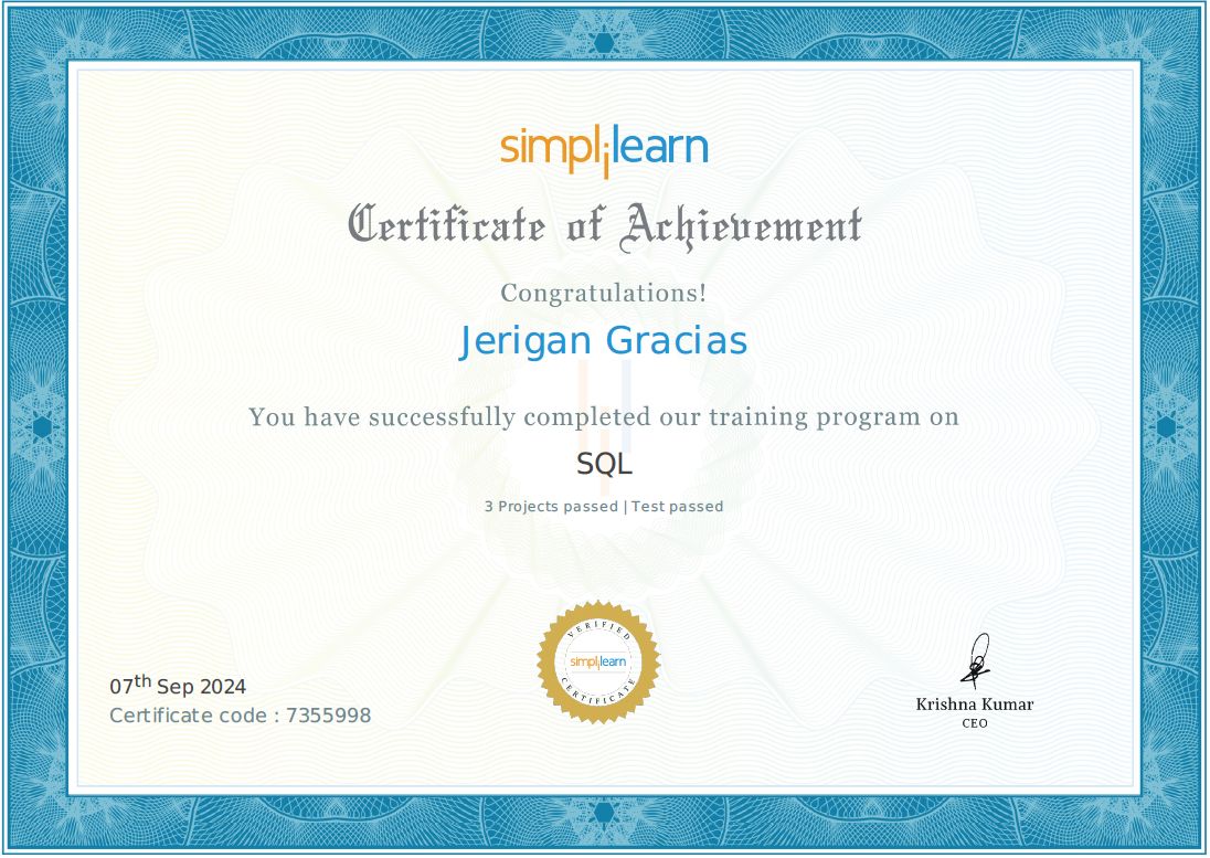 Jerigan Gracias on LinkedIn: #sql #databasemanagement # ... Jerigan Gracias on LinkedIn: #sql #databasemanagement # ...