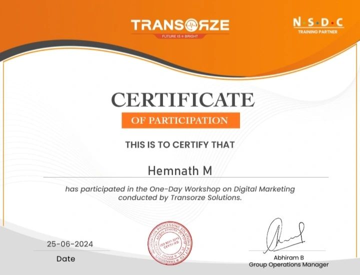Hemnath M posted on LinkedIn Hemnath M posted on LinkedIn