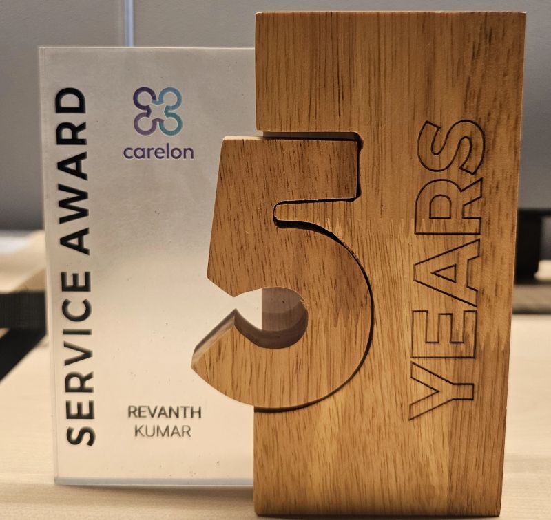 Revanth Kumar on LinkedIn: #carelon #5years #serviceanniversary Revanth Kumar on LinkedIn: #carelon #5years #serviceanniversary