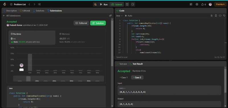 Prabodh Kumar on LinkedIn: #100daysofcode #leetcode ... Prabodh Kumar on LinkedIn: #100daysofcode #leetcode ...