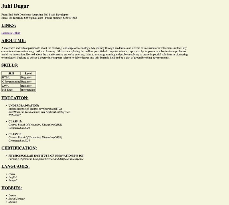 Juhi Dugar on LinkedIn: As a budding web developer, I dove headfirst ... Juhi Dugar on LinkedIn: As a budding web developer, I dove headfirst ...