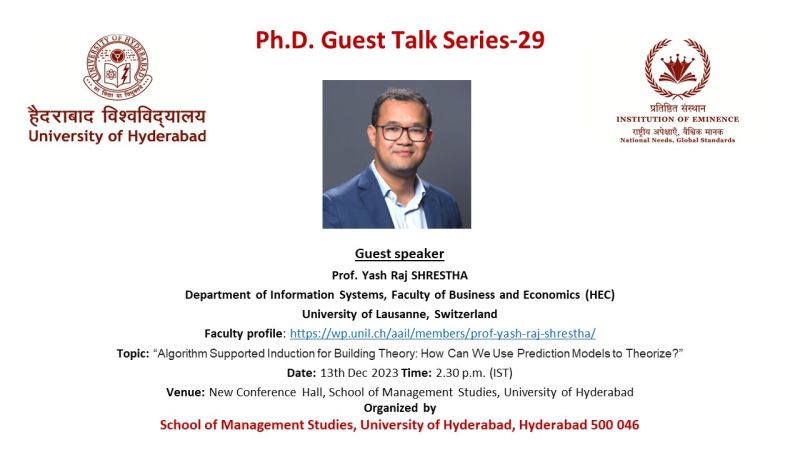 Murugan Pattusamy on LinkedIn: We have a talk from Prof. Yash Raj ... Murugan Pattusamy on LinkedIn: We have a talk from Prof. Yash Raj ...