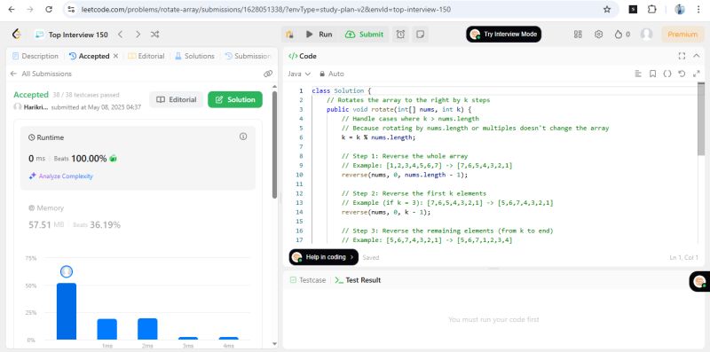 #leetcode #leetcode150 #dsa #100daysofcode #codingchallenge #java ... #leetcode #leetcode150 #dsa #100daysofcode #codingchallenge #java ...