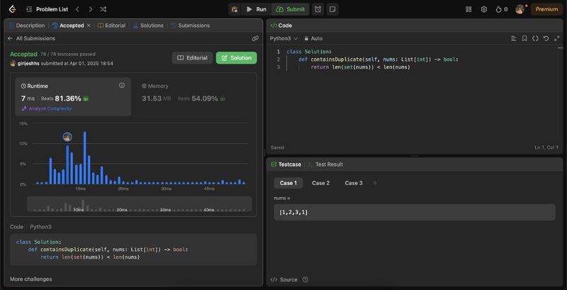 #leetcode #codingchallenge #30daysofleetcode #problemsolving | Girijesh S #leetcode #codingchallenge #30daysofleetcode #problemsolving | Girijesh S