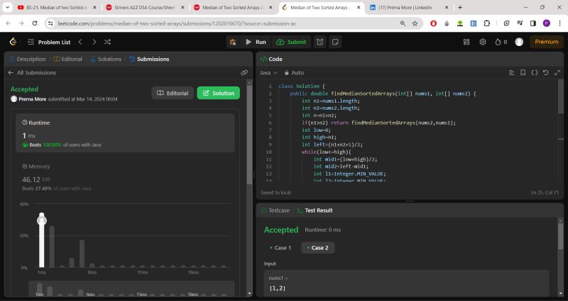 #day58 #100daysofcode #dsa #java #binarysearch #leetcode #100daysofcode ... #day58 #100daysofcode #dsa #java #binarysearch #leetcode #100daysofcode ...