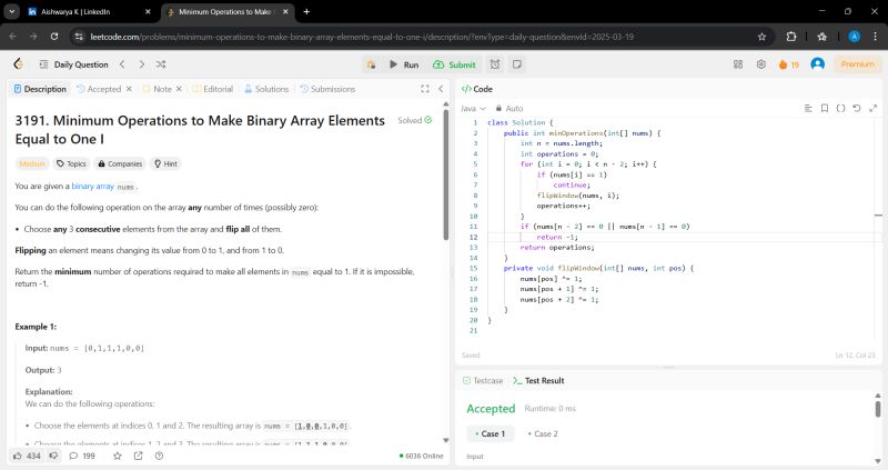 #leetcode #day19 #dailychallenge #dsa #java #coding #problemsolving # ... #leetcode #day19 #dailychallenge #dsa #java #coding #problemsolving # ...