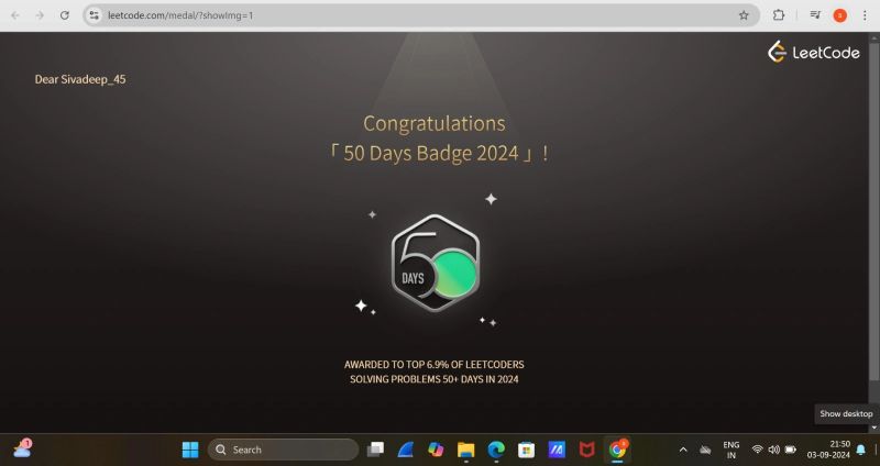 Sivadeep N on LinkedIn: #leetcode #codingjourney #techskills Sivadeep N on LinkedIn: #leetcode #codingjourney #techskills
