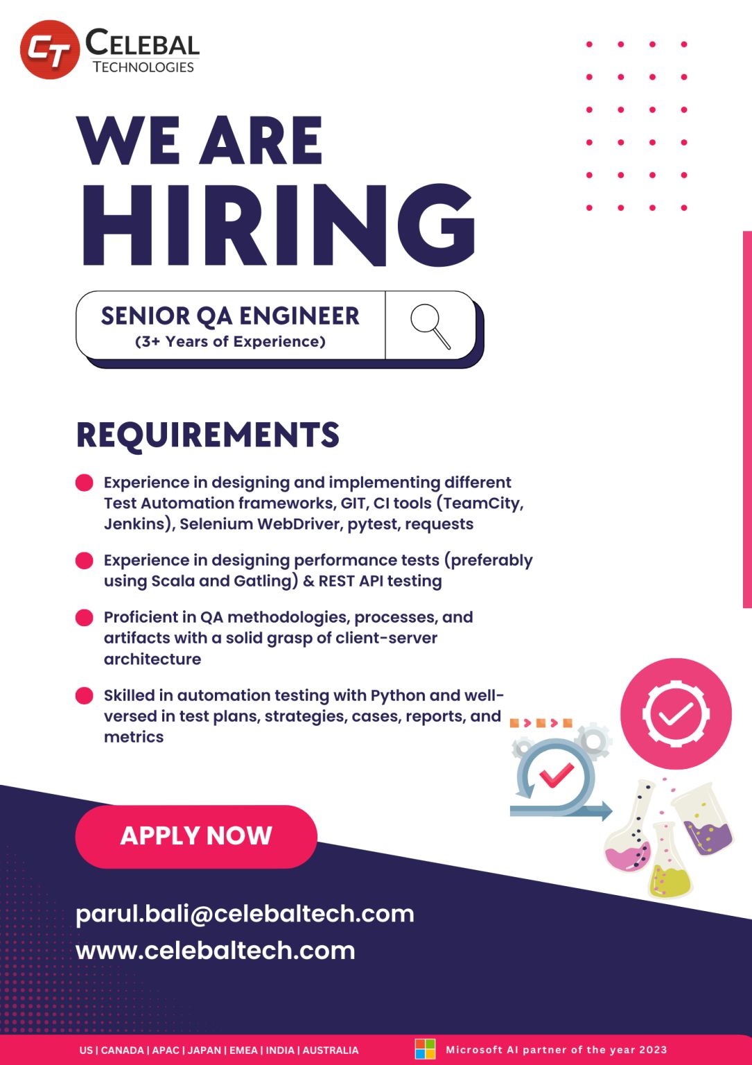 Parul B. on LinkedIn: #automationtesting #python #qa #careeropportunity ... Parul B. on LinkedIn: #automationtesting #python #qa #careeropportunity ...