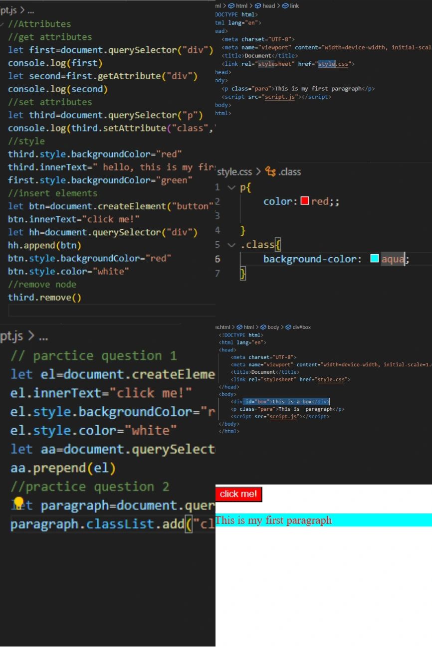 Learned DOM manipulation in JavaScript | Aroob Mushtaq posted on the ... Learned DOM manipulation in JavaScript | Aroob Mushtaq posted on the ...