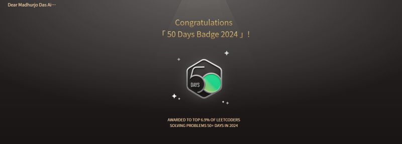 Madhurjo Das Aishy on LinkedIn: #codingjourney #leetcode #achievement # ... Madhurjo Das Aishy on LinkedIn: #codingjourney #leetcode #achievement # ...