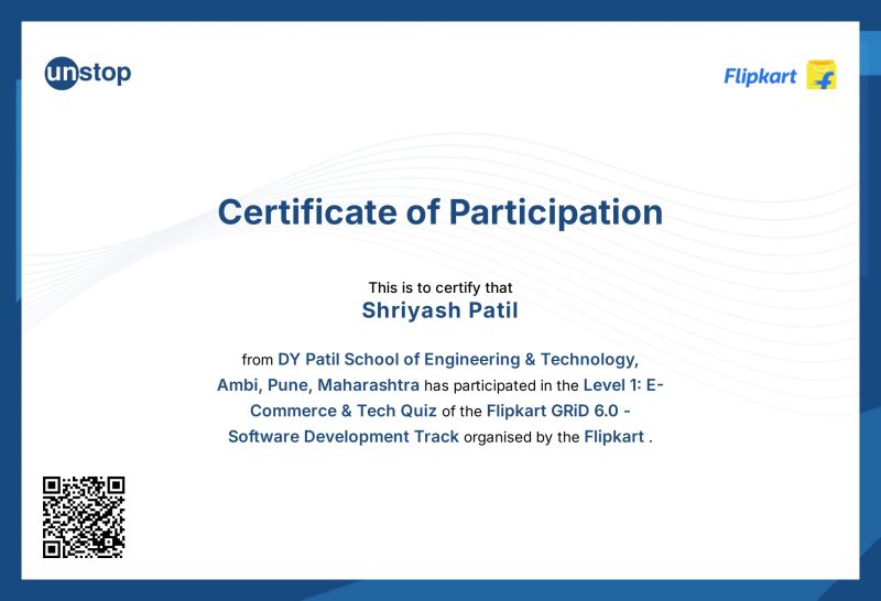 Shriyash Patil on LinkedIn: #flipkartgrid #ecommerce #techquiz # ... Shriyash Patil on LinkedIn: #flipkartgrid #ecommerce #techquiz # ...