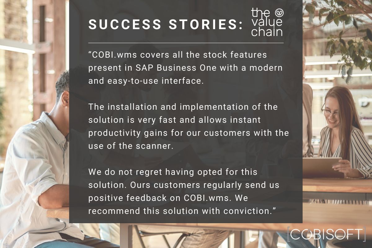 COBISOFT on LinkedIn: #cobisoft #cobiwms #customerfeedback #successstory COBISOFT on LinkedIn: #cobisoft #cobiwms #customerfeedback #successstory