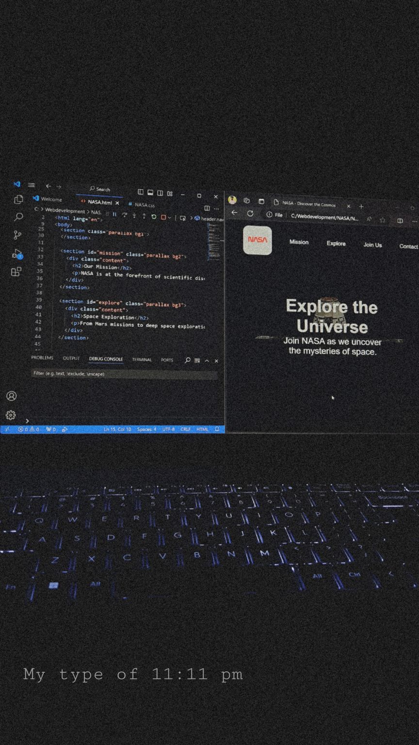 MAHENDRAN s on LinkedIn: #webdevelopement #html #css #vscode #nasa # ... MAHENDRAN s on LinkedIn: #webdevelopement #html #css #vscode #nasa # ...