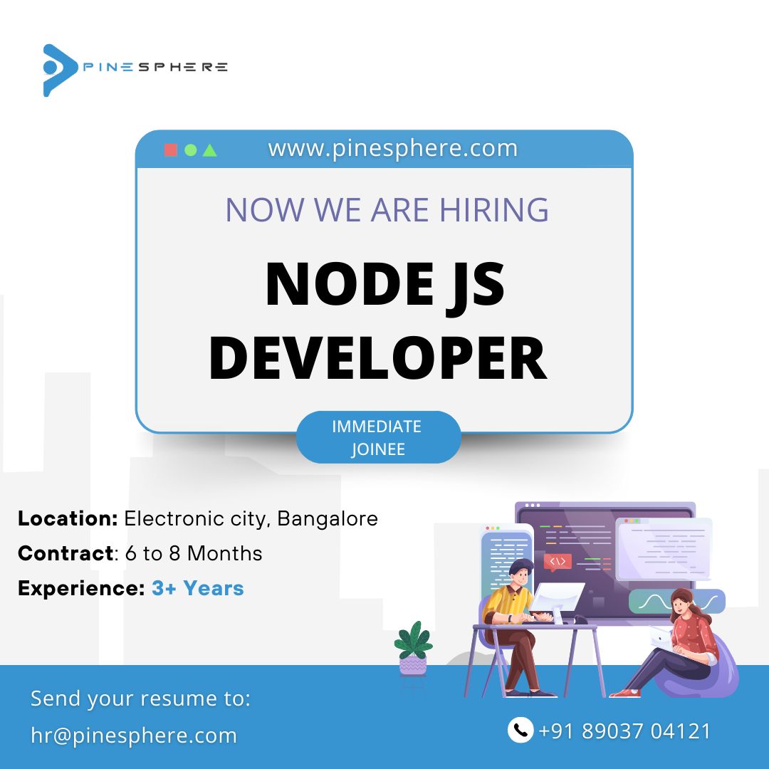 #pinesphere #hiring #nodejs #nodejsdeveloper #backenddeveloper ... #pinesphere #hiring #nodejs #nodejsdeveloper #backenddeveloper ...