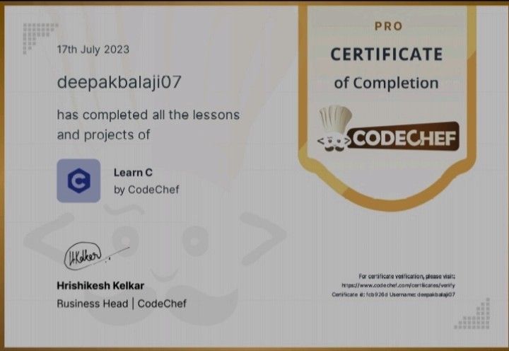 Deepak Balaji on LinkedIn: #codechef #c #code Deepak Balaji on LinkedIn: #codechef #c #code