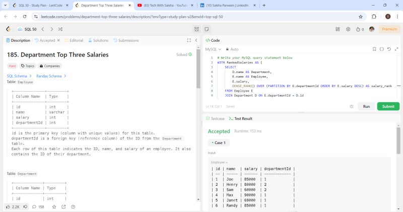 Saleha Parween on LinkedIn: #sql #50days #challenge #leetcode #sql # ... Saleha Parween on LinkedIn: #sql #50days #challenge #leetcode #sql # ...