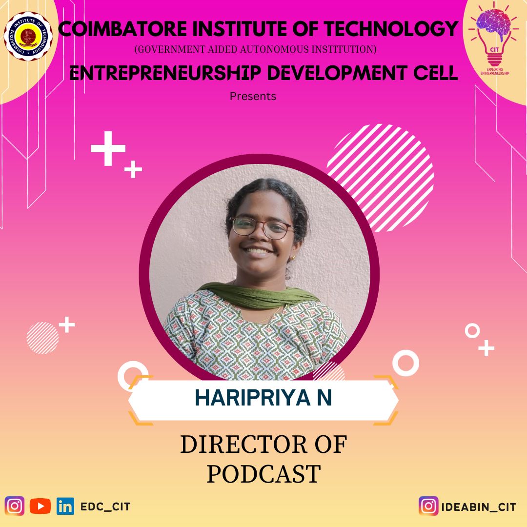 Raja Gopika R on LinkedIn: #newbeginnings #edc #podcastlife Raja Gopika R on LinkedIn: #newbeginnings #edc #podcastlife