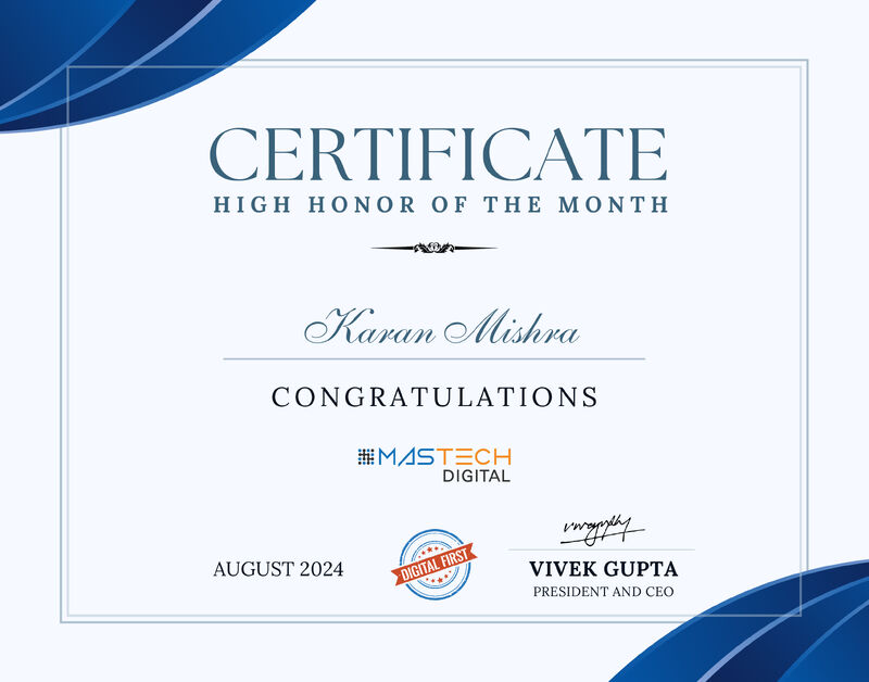 Karan Mishra posted on LinkedIn Karan Mishra posted on LinkedIn