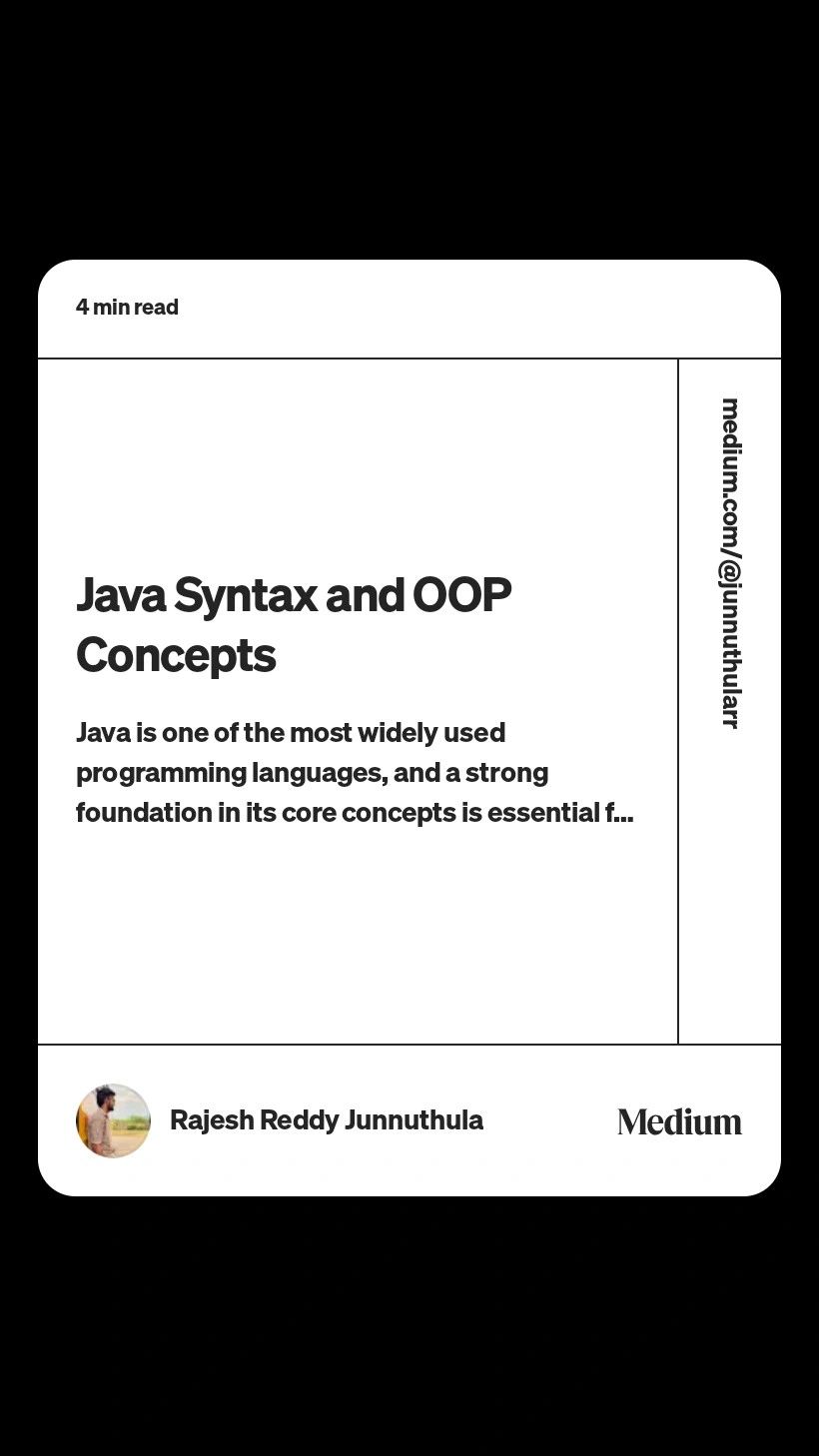 #java #springboot #oop #fullstackdevelopment #webdevelopment… | Rajesh ... #java #springboot #oop #fullstackdevelopment #webdevelopment… | Rajesh ...