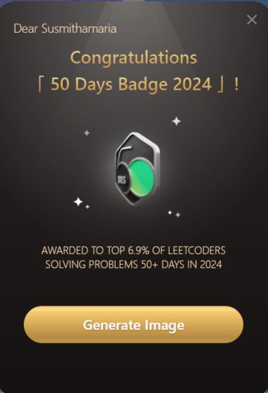 Susmitha maria on LinkedIn: #leetcode #codingchallenge #algorithm # ... Susmitha maria on LinkedIn: #leetcode #codingchallenge #algorithm # ...