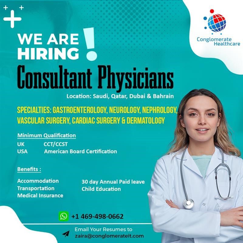 Conglomerate Healthcare on LinkedIn: #urgentrequirement # ... Conglomerate Healthcare on LinkedIn: #urgentrequirement # ...