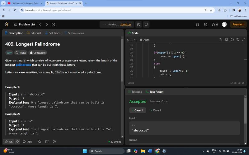 Amit Kumar on LinkedIn: #dsa #placements #strings #problemsolving # ... Amit Kumar on LinkedIn: #dsa #placements #strings #problemsolving # ...
