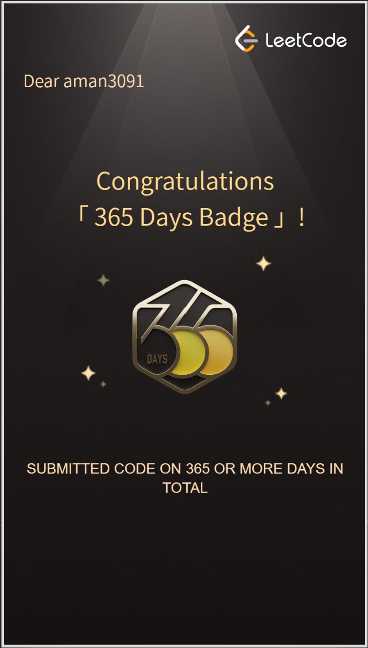 Aman Agarwal on LinkedIn: #leetcode #codingjourney #100daysofcode # ... Aman Agarwal on LinkedIn: #leetcode #codingjourney #100daysofcode # ...