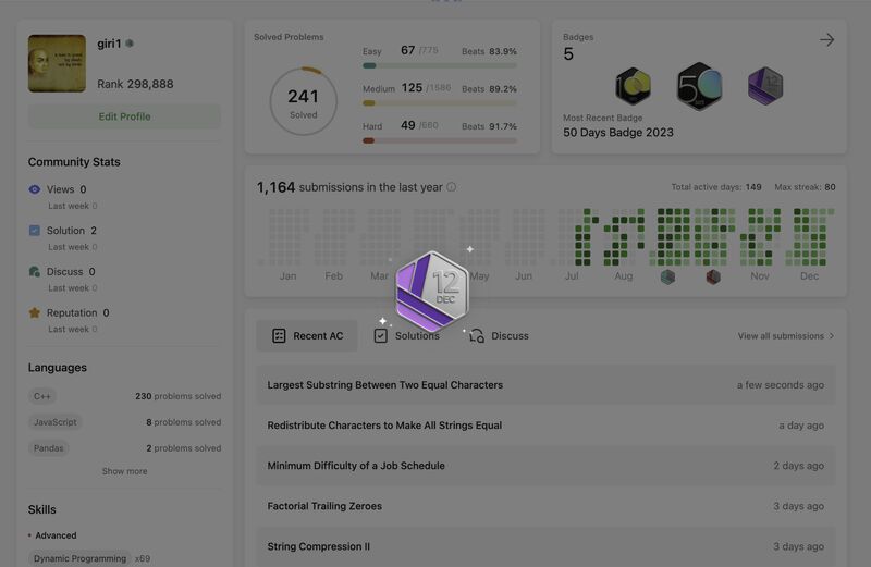 Girish HR on LinkedIn: Again successful in getting monthly badge on ... Girish HR on LinkedIn: Again successful in getting monthly badge on ...