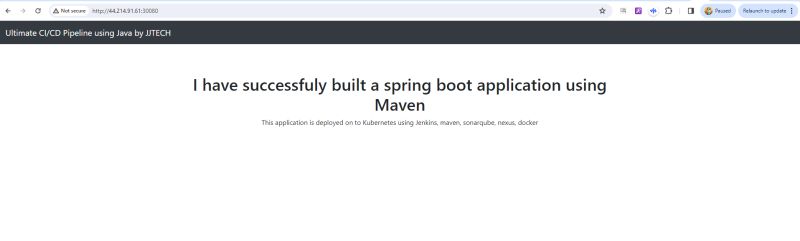 Adetomiwa Opafola on LinkedIn: End to End CICD springboot app ... Adetomiwa Opafola on LinkedIn: End to End CICD springboot app ...