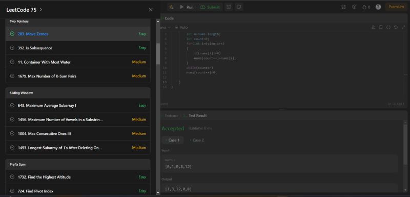 ABISHEK A on LinkedIn: LeetCode 75 - Day 06 Finished! Making steady ... ABISHEK A on LinkedIn: LeetCode 75 - Day 06 Finished! Making steady ...