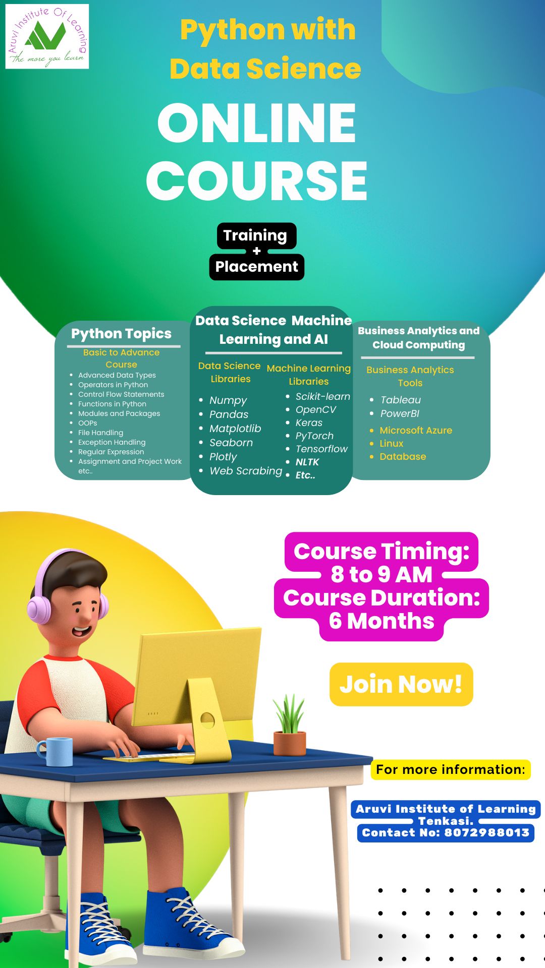 Chairmakani V on LinkedIn: #aruvi #aruviinstitute #python # ... Chairmakani V on LinkedIn: #aruvi #aruviinstitute #python # ...