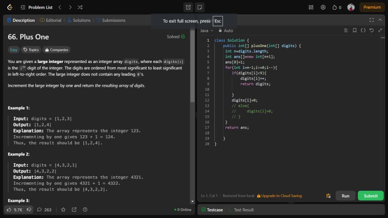 Supriya Rathore on LinkedIn: #60daysofleetcode #leetcode #java #dsa #coding Supriya Rathore on LinkedIn: #60daysofleetcode #leetcode #java #dsa #coding