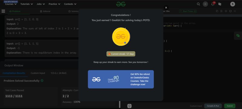 Siva Shankar Juthuka on LinkedIn: #geekstreak2024 #geeksforgeeks # ... Siva Shankar Juthuka on LinkedIn: #geekstreak2024 #geeksforgeeks # ...
