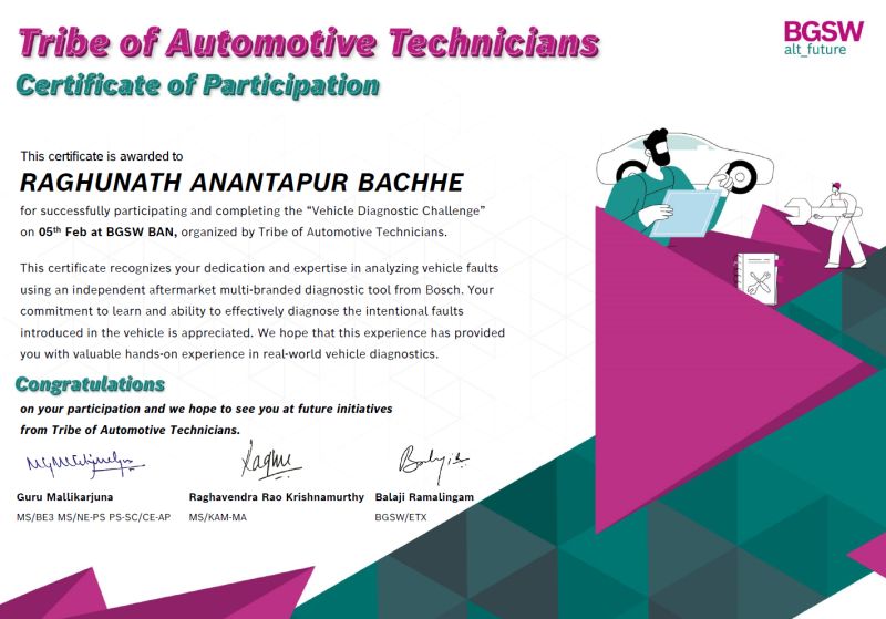 #achievement #adu #bosch | RAGHUNATH A B #achievement #adu #bosch | RAGHUNATH A B