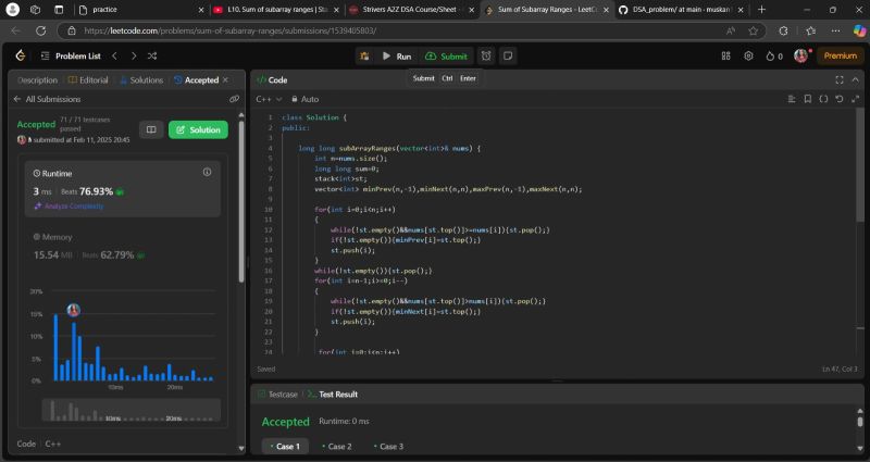 #dsa #leetcode #problemsolving #codingjourney #100daysofcode | MUSKAN DUBEY #dsa #leetcode #problemsolving #codingjourney #100daysofcode | MUSKAN DUBEY