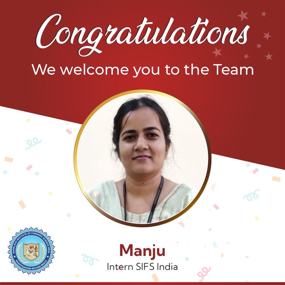Manju Sihag on LinkedIn: Thank you SHERLOCK INSTITUTE OF FORENSIC ... Manju Sihag on LinkedIn: Thank you SHERLOCK INSTITUTE OF FORENSIC ...