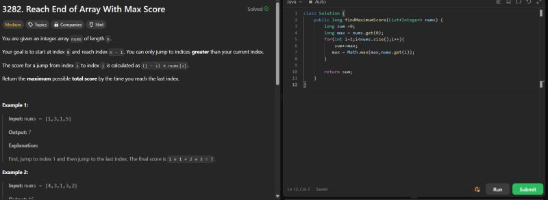 🔹 Day 108: Coding Challenge 🔹 Problem: Reach End of Array With Max ... 🔹 Day 108: Coding Challenge 🔹 Problem: Reach End of Array With Max ...
