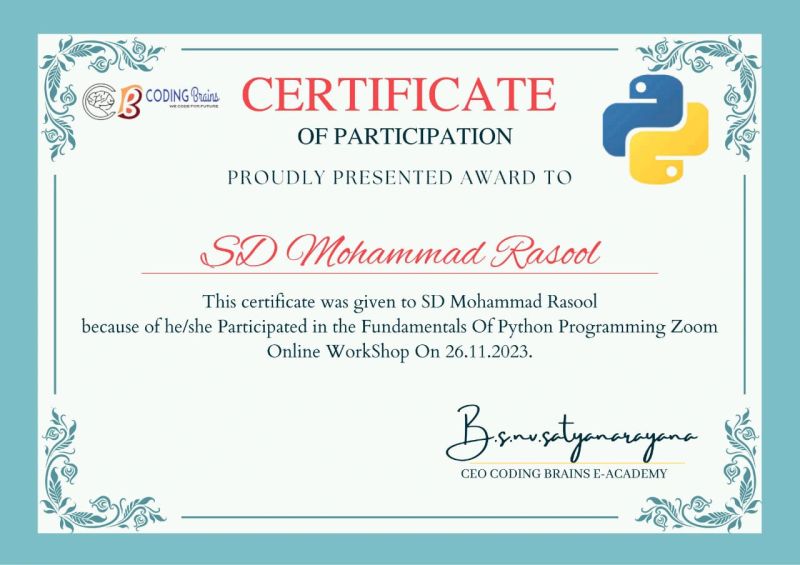Mohammad Rasool Syed on LinkedIn: #fundamentals #workshop # ... Mohammad Rasool Syed on LinkedIn: #fundamentals #workshop # ...