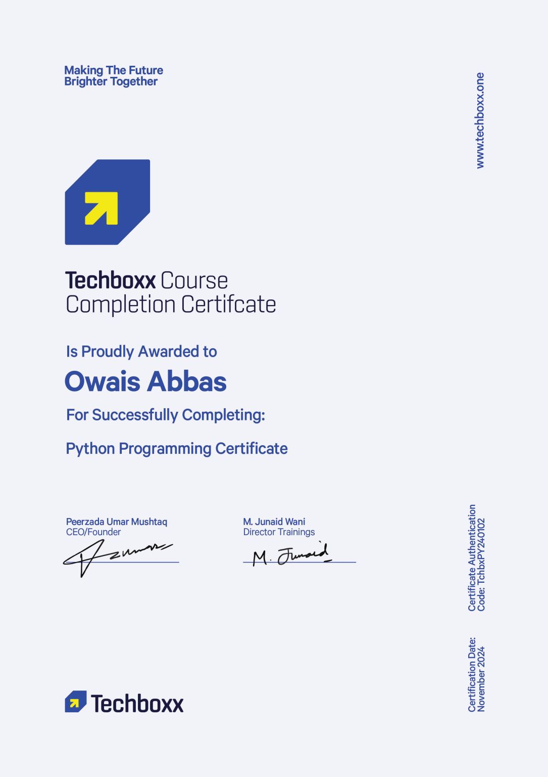 Owais Abbas on LinkedIn: #python #pythonprogramming #techboxx # ... Owais Abbas on LinkedIn: #python #pythonprogramming #techboxx # ...