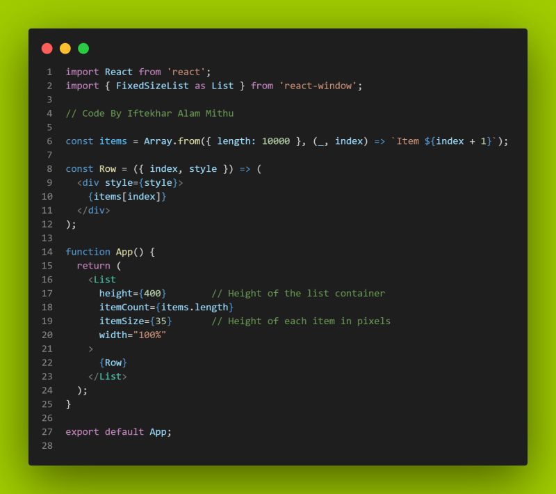Iftekhar Alam Mithu on LinkedIn: #react #webdevelopment #performance # ... Iftekhar Alam Mithu on LinkedIn: #react #webdevelopment #performance # ...