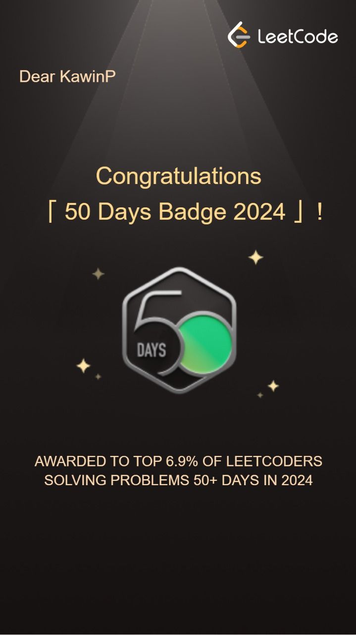 KAWIN P on LinkedIn: #leetcode #achievement #programming #coding # ... KAWIN P on LinkedIn: #leetcode #achievement #programming #coding # ...