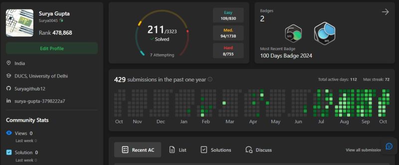 Surya Gupta on LinkedIn: #coding #leetcode #problemsolving #developer # ... Surya Gupta on LinkedIn: #coding #leetcode #problemsolving #developer # ...