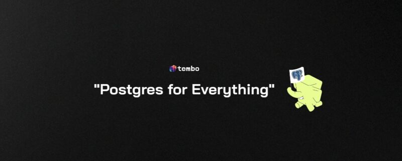 Tembo on LinkedIn: #postgres #postgresql #opensource Tembo on LinkedIn: #postgres #postgresql #opensource
