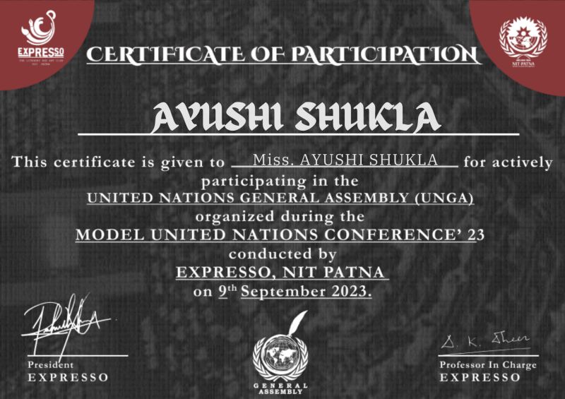 Ayushi Shukla posted on LinkedIn Ayushi Shukla posted on LinkedIn