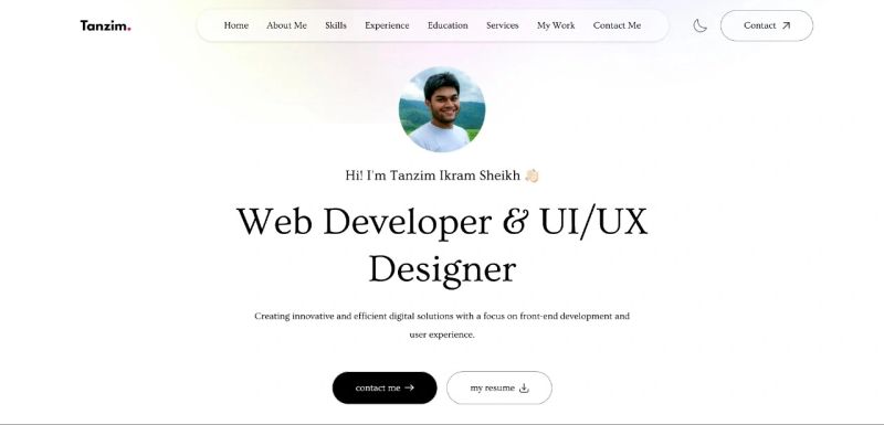 #nextjs #tailwindcss #javascript #webdev #portfolio | Tanzim Ikram Sheikh #nextjs #tailwindcss #javascript #webdev #portfolio | Tanzim Ikram Sheikh