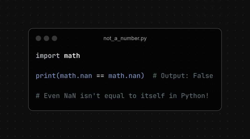 Souvik Dey on LinkedIn: #python #programming #humor #nan #developers Souvik Dey on LinkedIn: #python #programming #humor #nan #developers