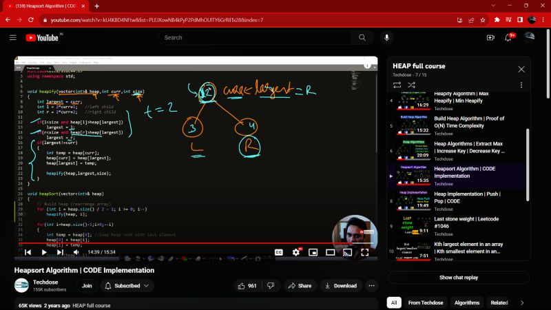 Sam Linus on LinkedIn: #problemsolving #heap #coding #striver Sam Linus on LinkedIn: #problemsolving #heap #coding #striver