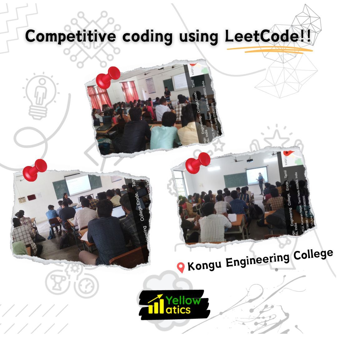 Join us for Competitive Coding with LeetCode | Yellowmatics.ai posted ... Join us for Competitive Coding with LeetCode | Yellowmatics.ai posted ...